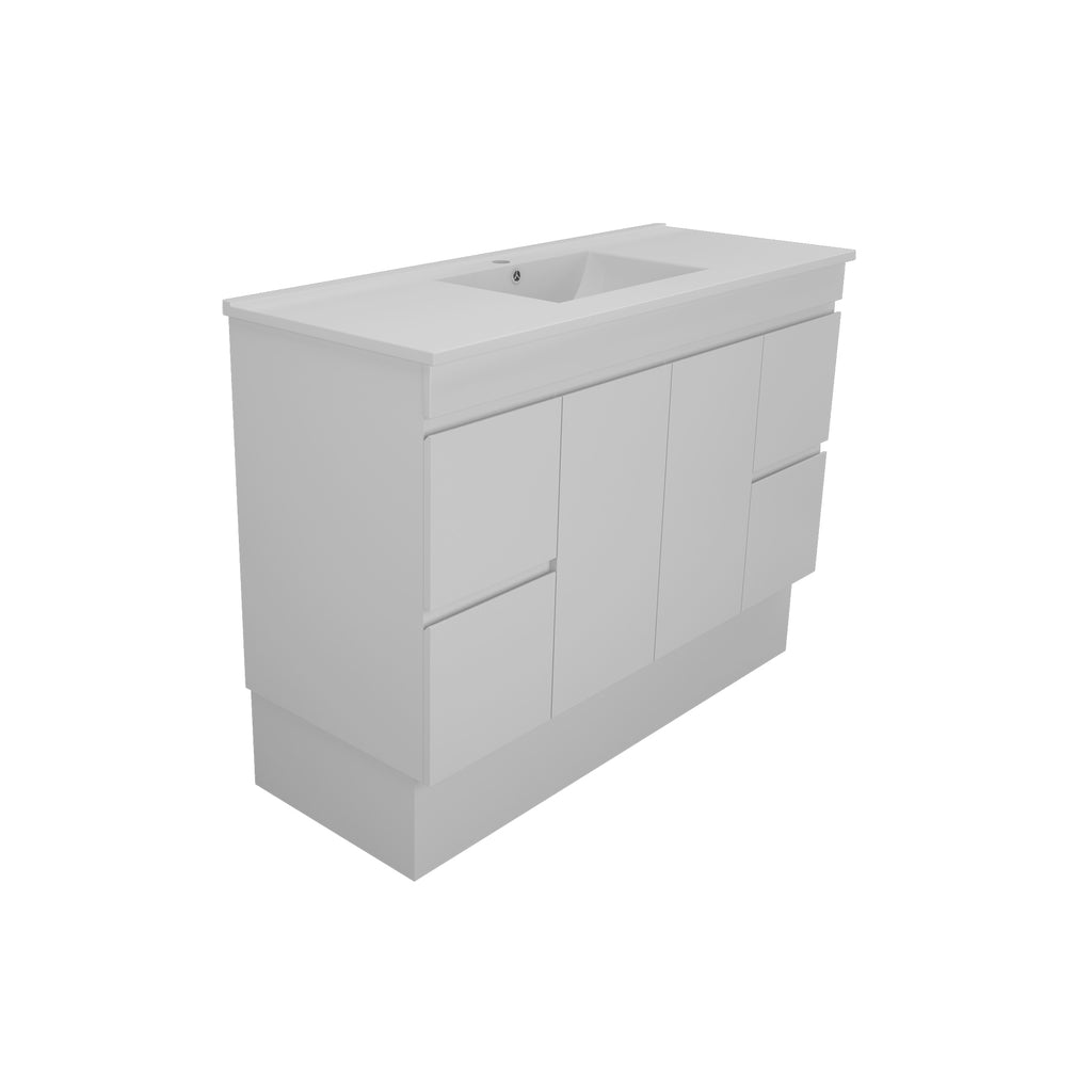 Crystal 1200 Vanity Unit Gloss Finish