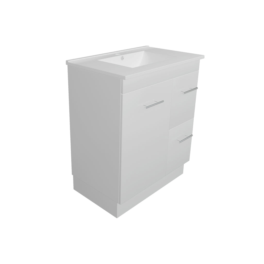 Torino 750 Vanity Unit White Gloss Finish
